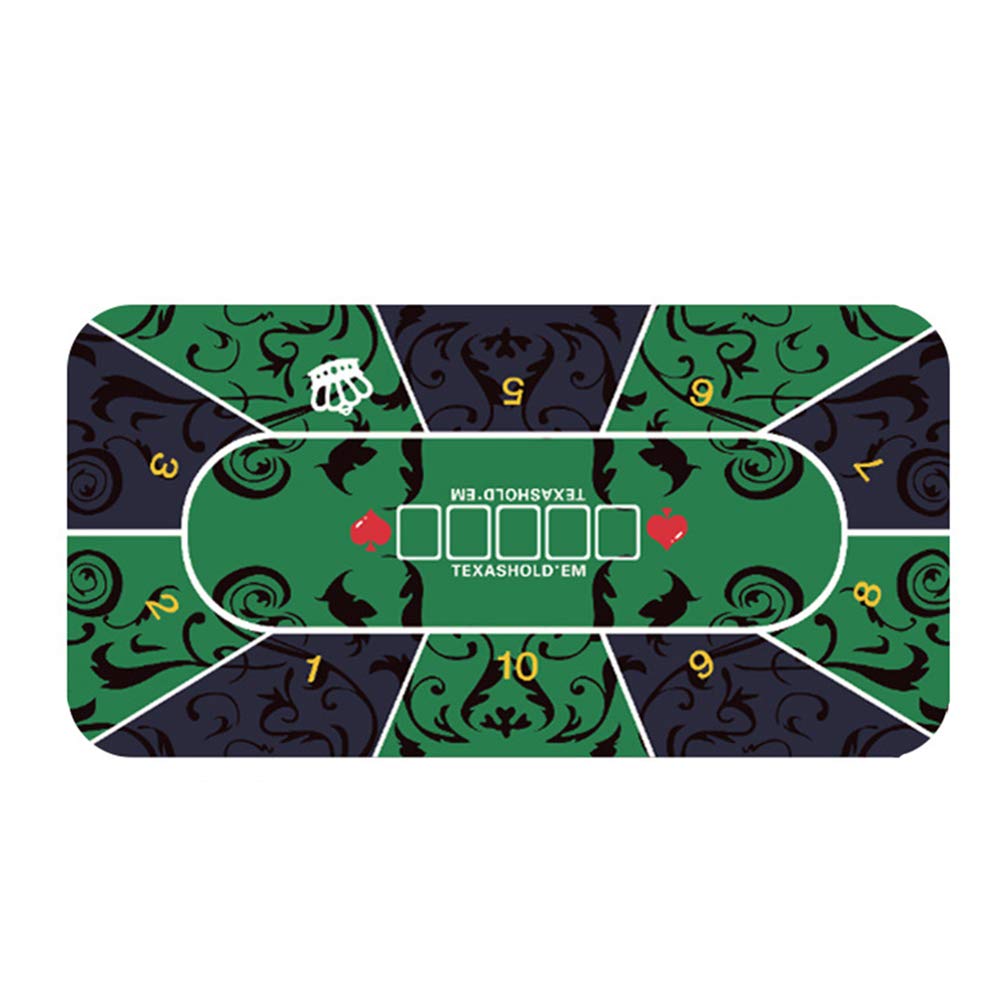 - Prevessel Playing Cards Poker Mat | Portable Rubber Table Top Smooth ...