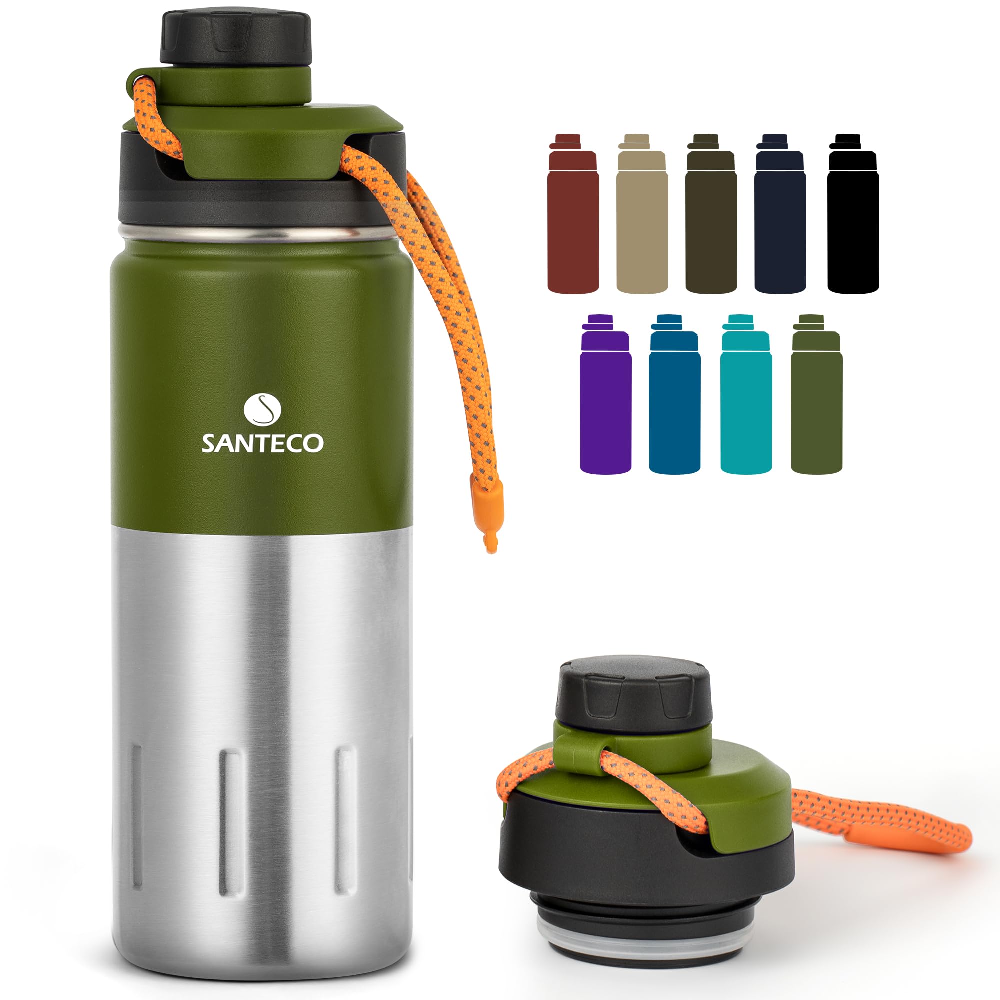 - Santeco Water Bottle 710/500ml |Stainless Steel Flask - – Top Dad